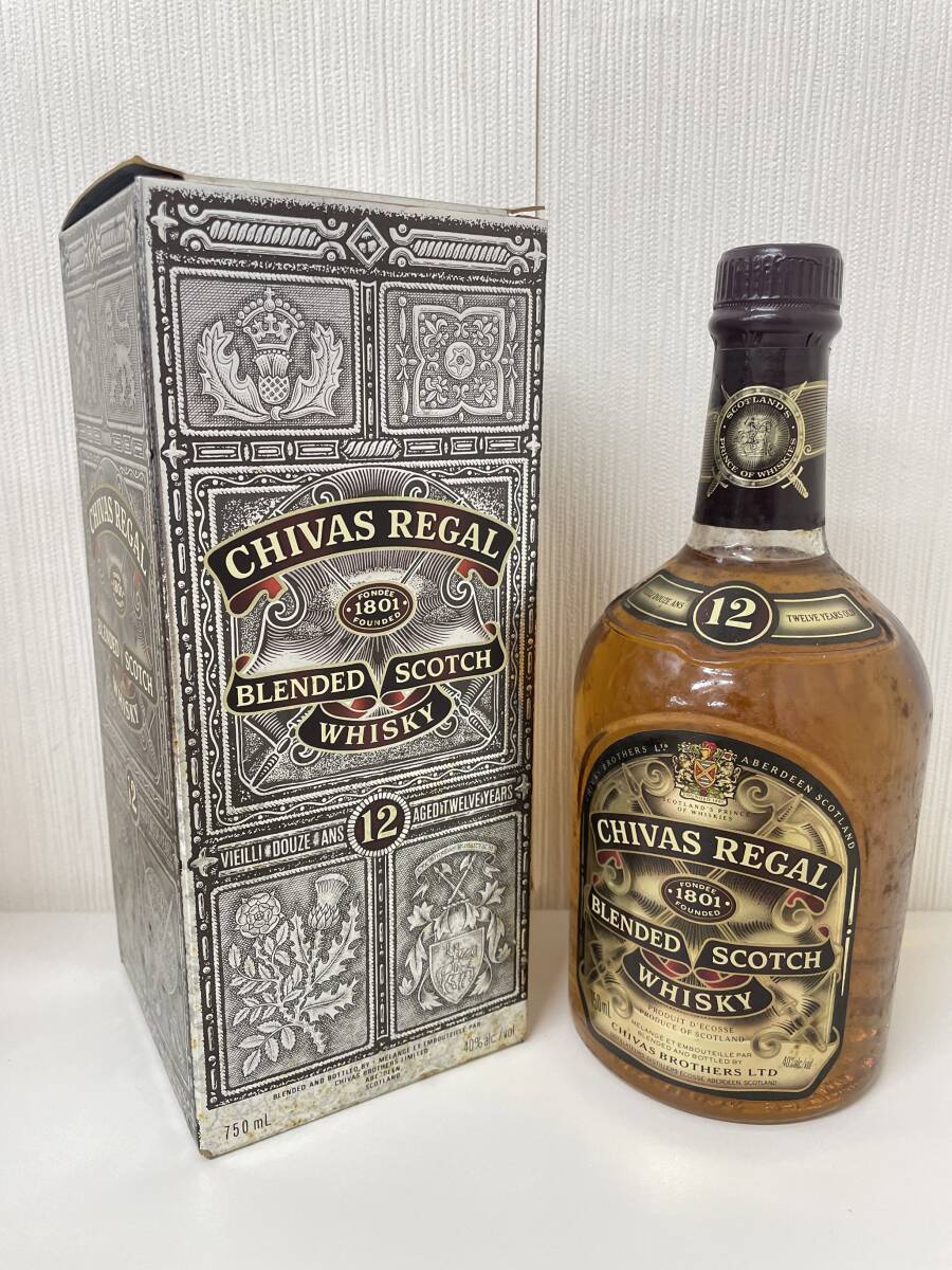 【傷や汚れあり】#5712 未開栓 CHIVAS REGAL 12年 750ml シーバスリーガル スコッチウイスキー43％ 箱付の落札情報詳細 - Yahoo!オークション落札価格検索 オークフリー