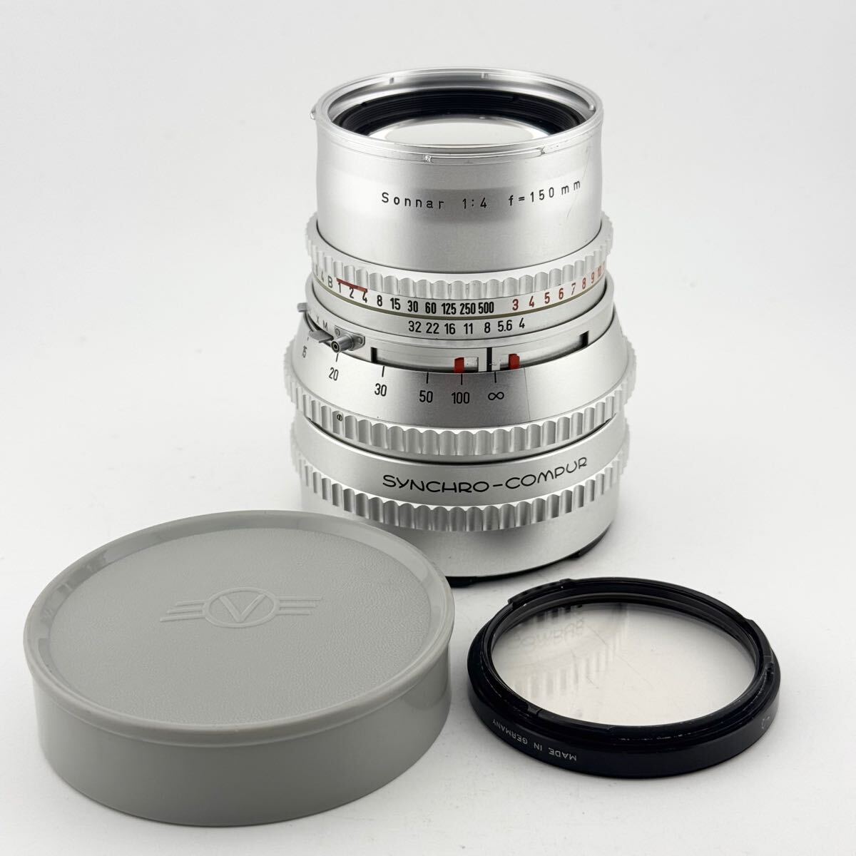 【傷や汚れあり】ハッセルブラッド Hasselblad Sonnar 1:4 f=150mm SYNCHRO-COMPUR レンズ【k4315 ...