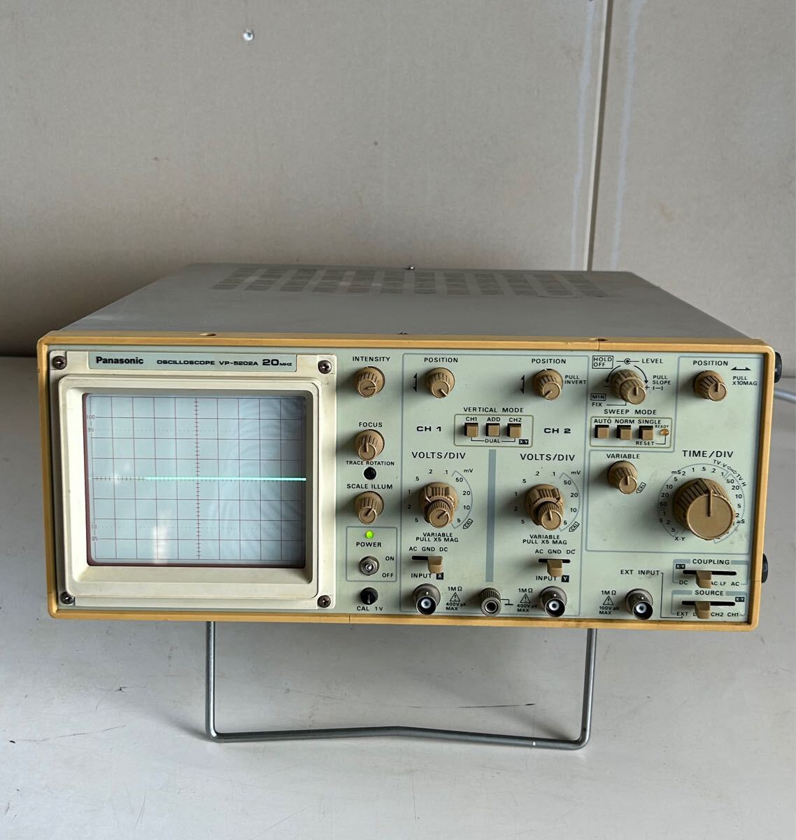 【やや傷や汚れあり】☆Panasonic オシロスコープ VP-5202A 20MHz 中古現状品の落札情報詳細 - Yahoo!オークション落札価格検索 オークフリー