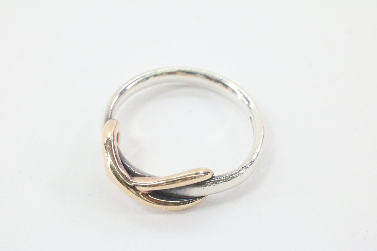 【傷や汚れあり】TIFFANY＆Co ティファニー インフィニティ SV925×K18 750 18金 リング 指輪 アクセサリー 約10号 1703-Aの落札情報詳細 - Yahoo ...