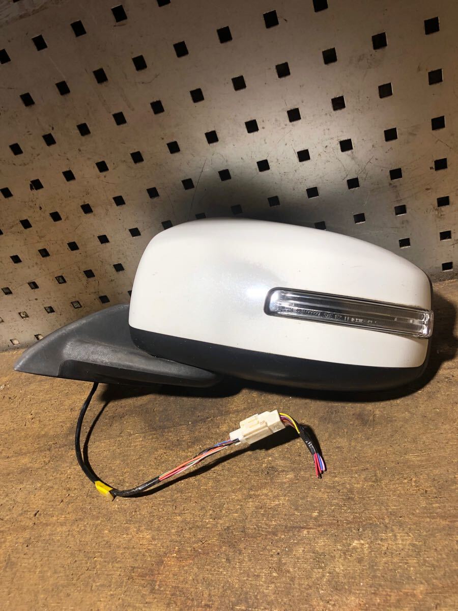 【傷や汚れあり】7ピン B11W ekワゴン ekカスタム B21W デイズ 左 ドアミラー カラー W13 シルキーホワイトパール 電動格納 電動ミラー ウィンカー 動作OK★の落札情報詳細 ...