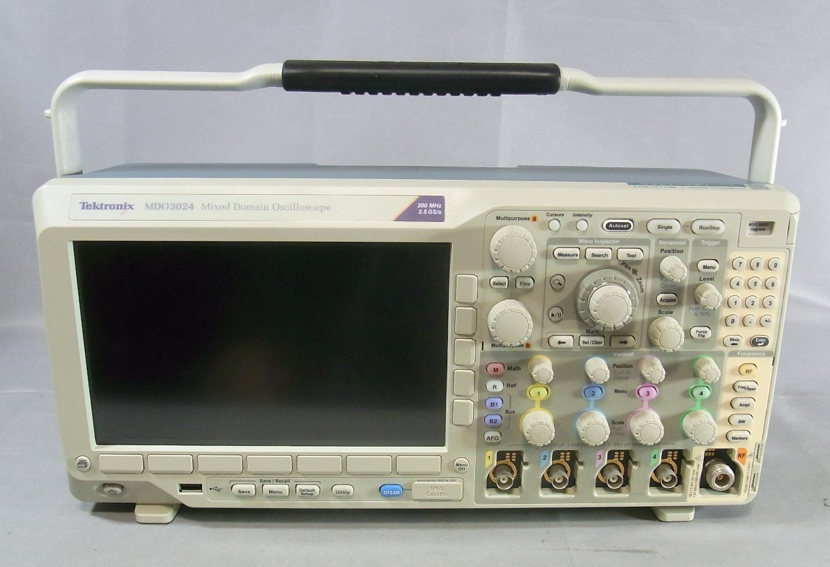 【やや傷や汚れあり】B42140 O-11130 Tektronix MDO3024 ミックスド・ドメイン・オシロスコープ ジャンクの落札情報詳細 - Yahoo!オークション落札価格検索 ...