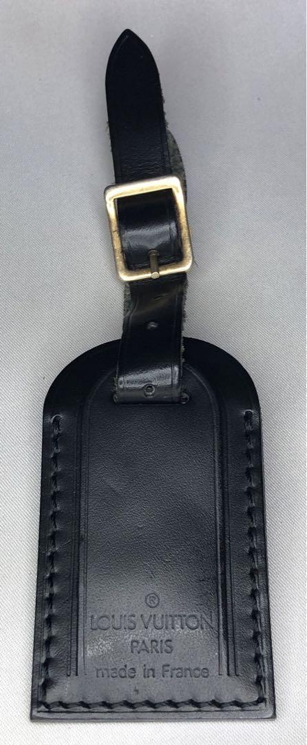 【やや傷や汚れあり】B0082 LOUIS VUITTON / ルイヴィトン ネームタグ イニシャル入り ブラックの落札情報詳細 - Yahoo!オークション落札価格検索 オークフリー