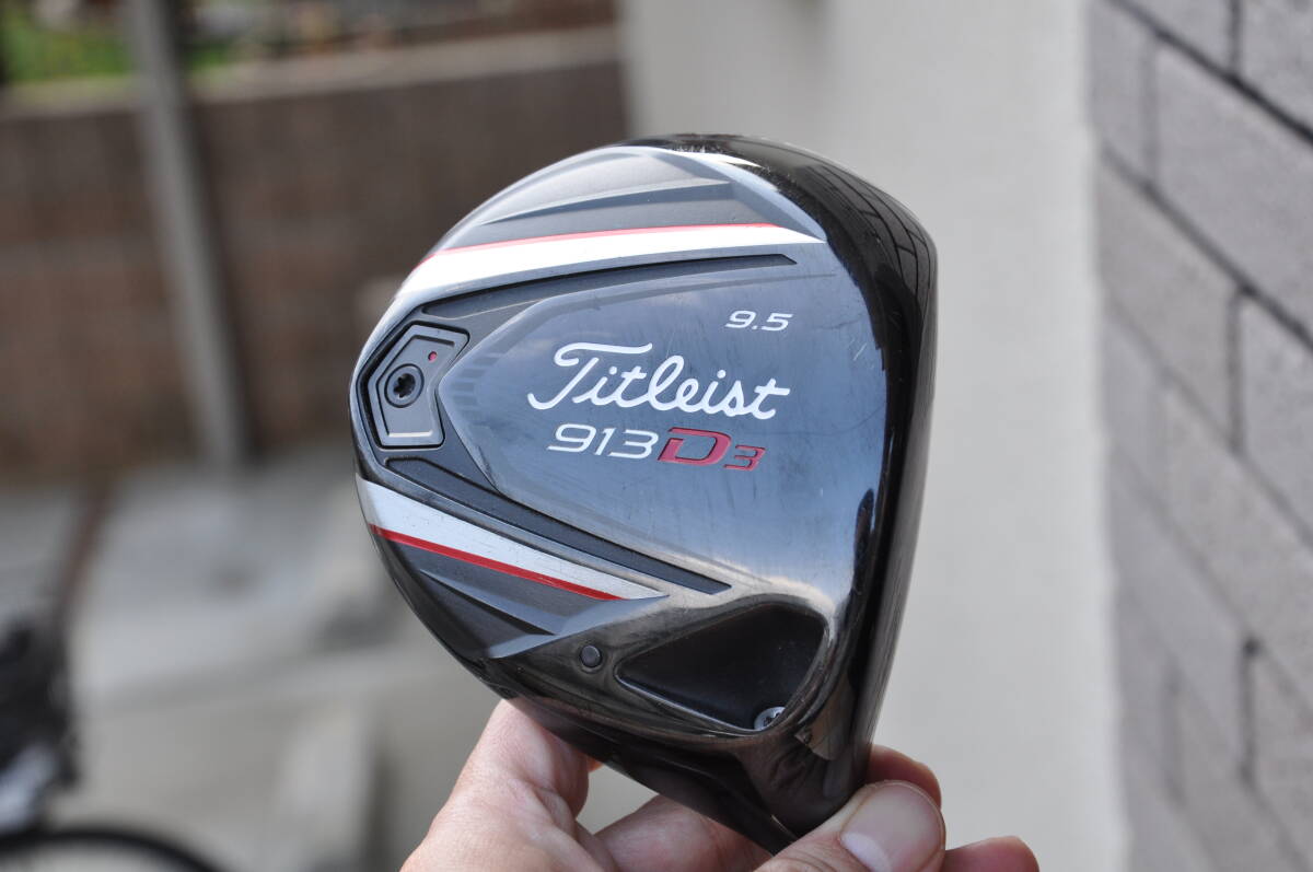 【目立った傷や汚れなし】【中古・美品】 ドライバーヘッドのみ タイトリスト913 D3 9.5度 レンチ・カバー付きの落札情報詳細 ...