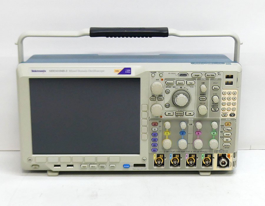 【やや傷や汚れあり】Tektronix MDO4104B-3 ミックスド・ドメイン・オシロスコープ [セルフテストパス プローブ4個付き ...