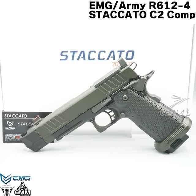 【未使用】【EMG/Army Armament】STACCATO C2 Comp 2011 ガスブローバック スタッカート ハイキャパ R612-4 E06R6124の落札情報詳細 ...