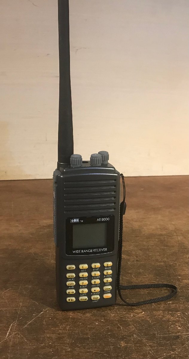 【やや傷や汚れあり】SS-6233 送料込 AOR AR8000 WIDE RANGE RECEIVER レシーバー 受信機 無線機 電化製品 ...