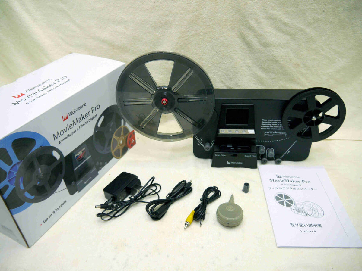 【目立った傷や汚れなし】Wolverine Movie Maker Pro 8mm/Super 8 Film to Digital 8ミリ ...
