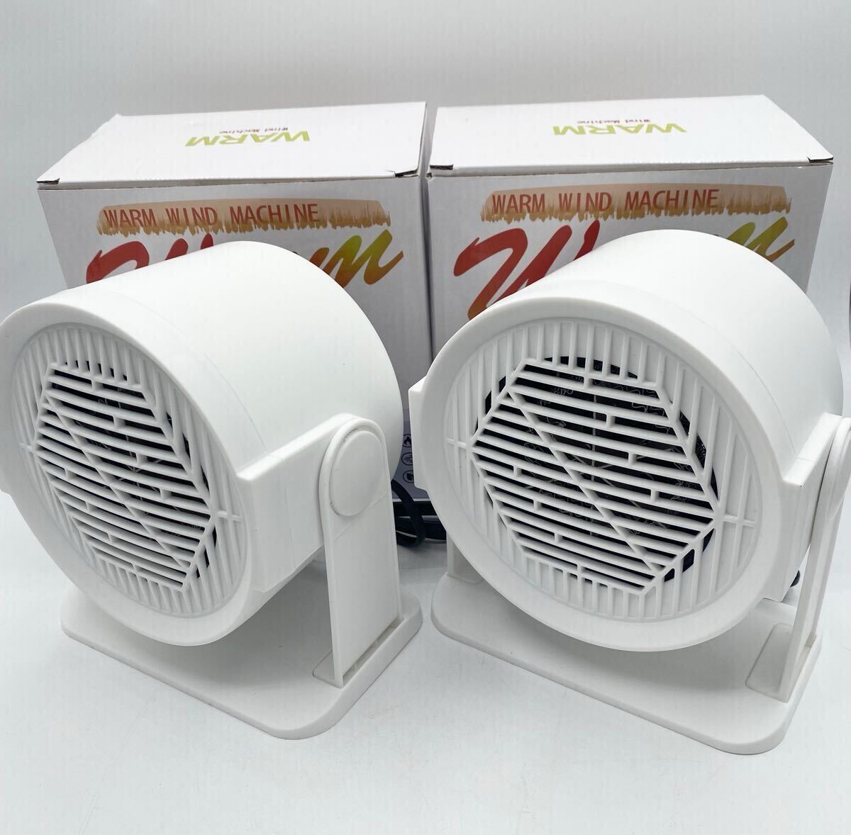 【未使用に近い】1円スタート WARM WIND MACHINE ミニヒーター フットウォーマー サイズ18×11×17cm 通電確認済み 2 ...