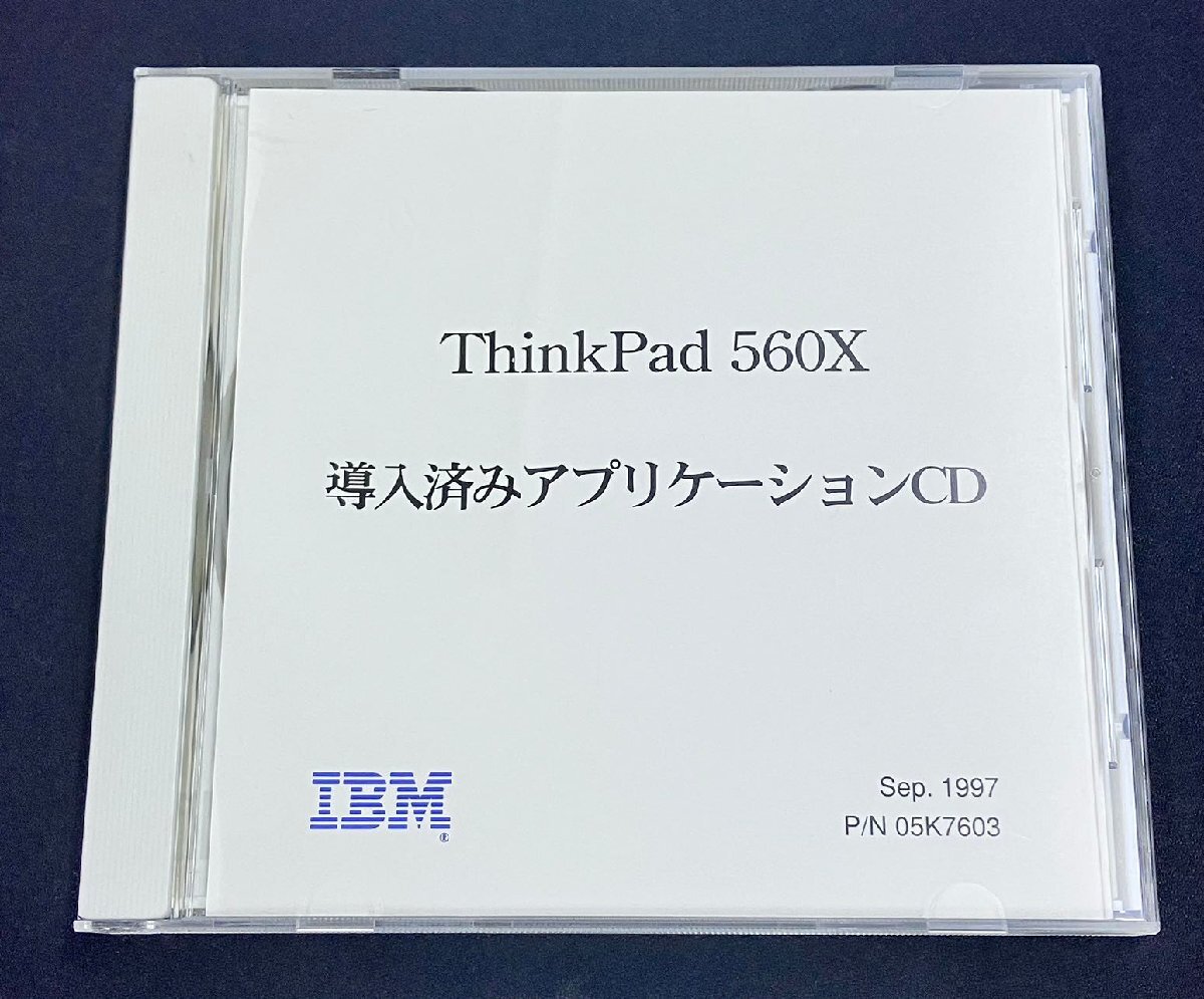 【未使用】2YXS2305★現状・未開封品★IBM Think Pad 560X 導入済みアプリケーションCDの落札情報詳細 - Yahoo ...