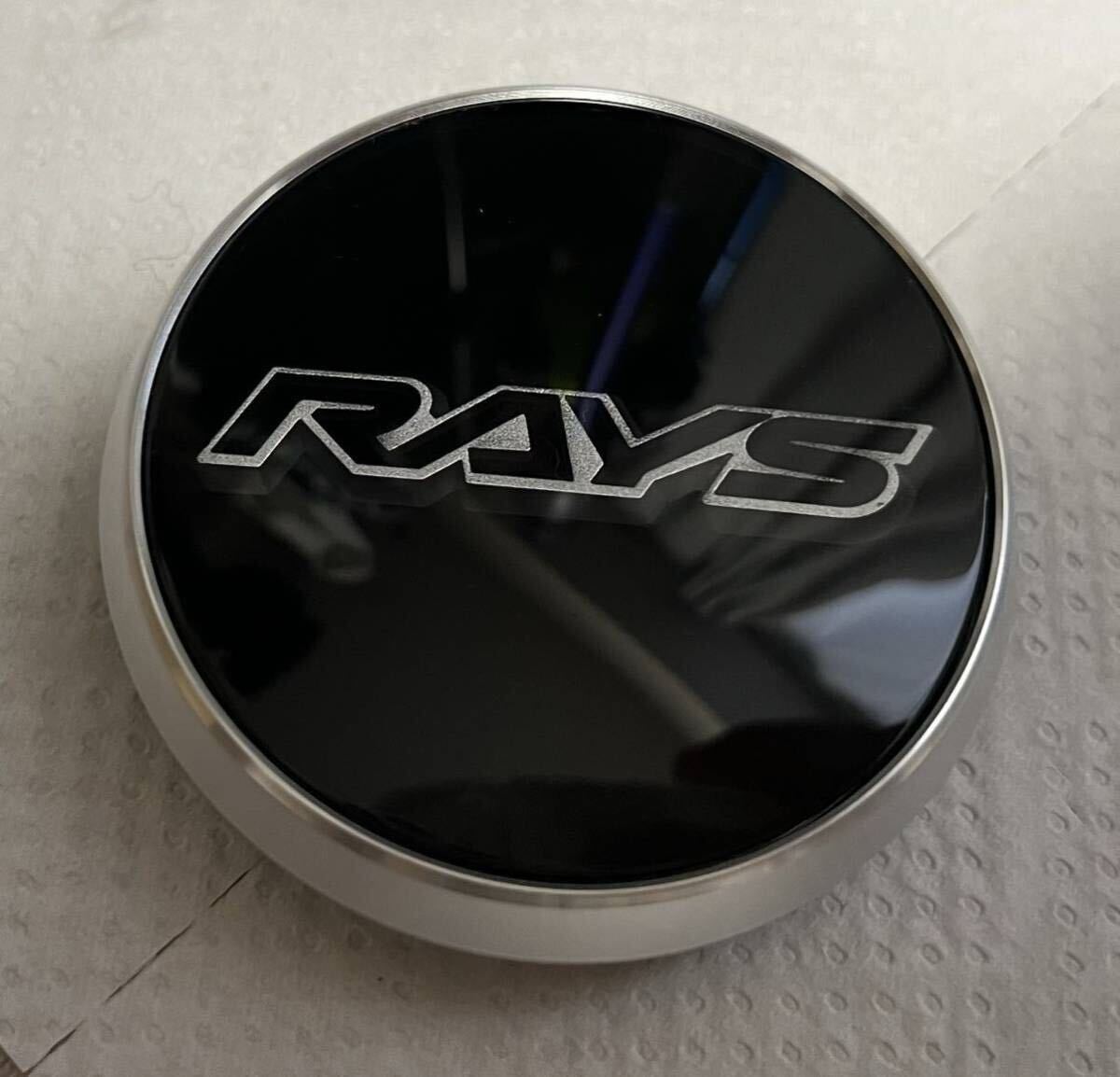 【未使用に近い】【未使用】レイズ センターキャップ RAYS VR Center Cap Model-04 BK Chrome 1枚 ...