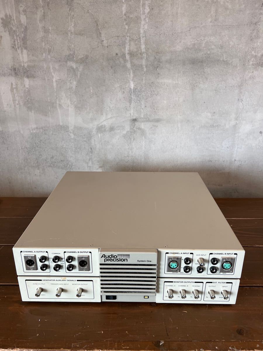 【全体的に状態が悪い】Audio precision (オーディオプレシジョン) System One 現状品 オーディオアナライザ ジャンク ...
