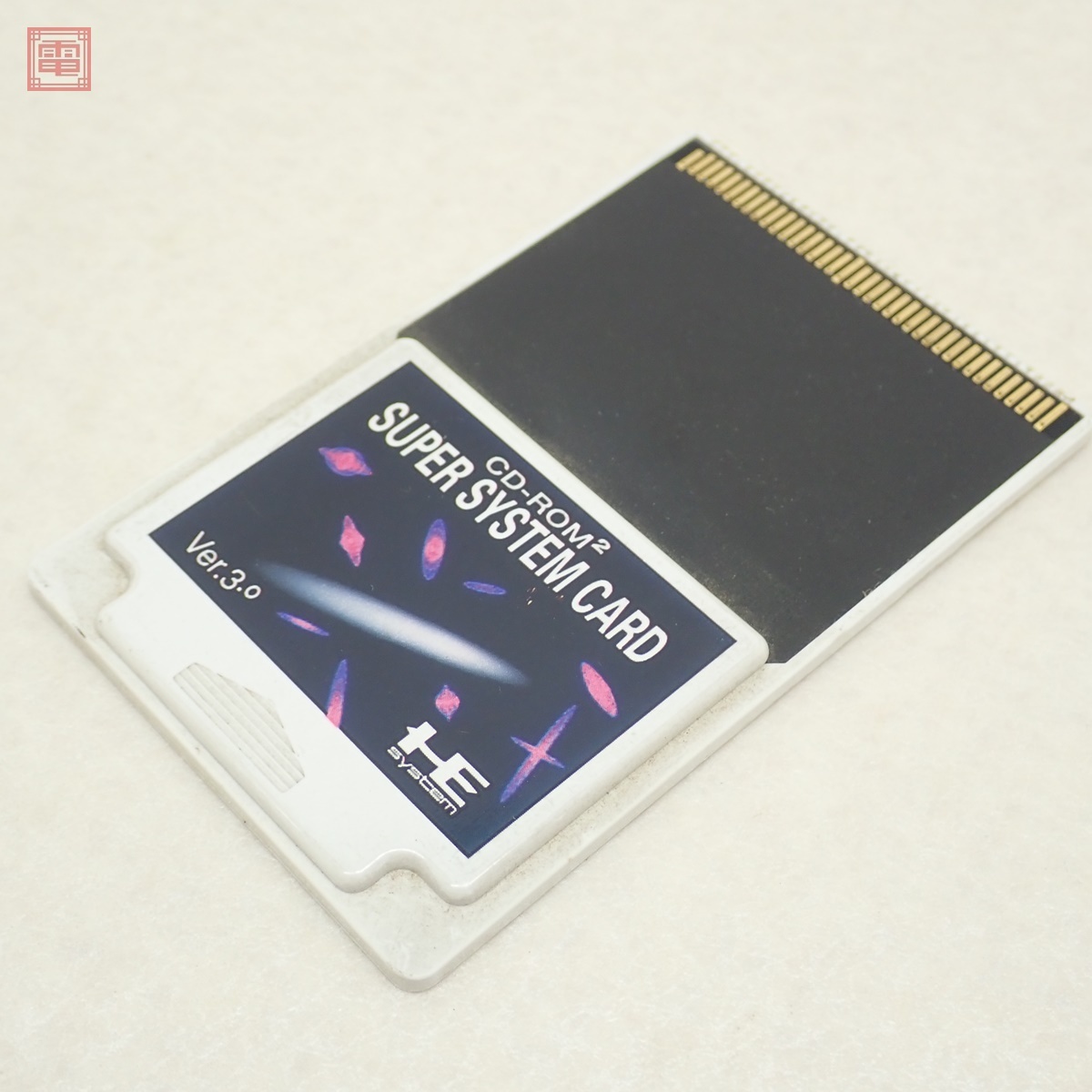 【傷や汚れあり】動作保証品 PCE PCエンジン CD-ROM2 Huカード スーパーシステムカード SUPER SYSTEM CARD ...