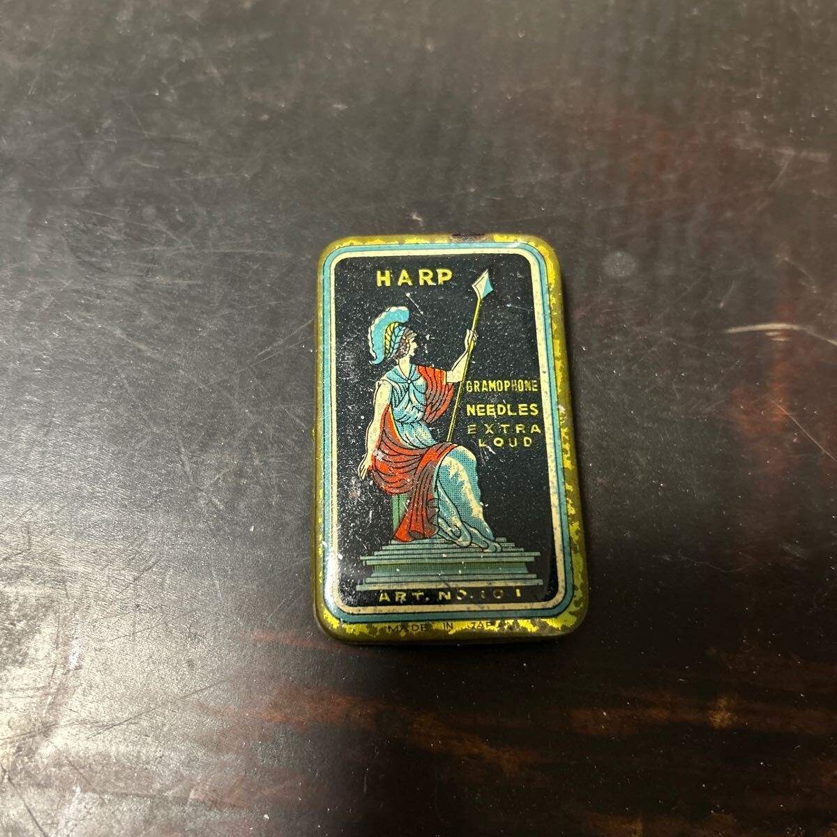 【やや傷や汚れあり】珍品 針缶 HARP ART.NO.101 japan NEEDLETIN 蓄音機用 ブリキ ニードルケースの落札情報詳細 - Yahoo!オークション落札価格検索 オークフリー