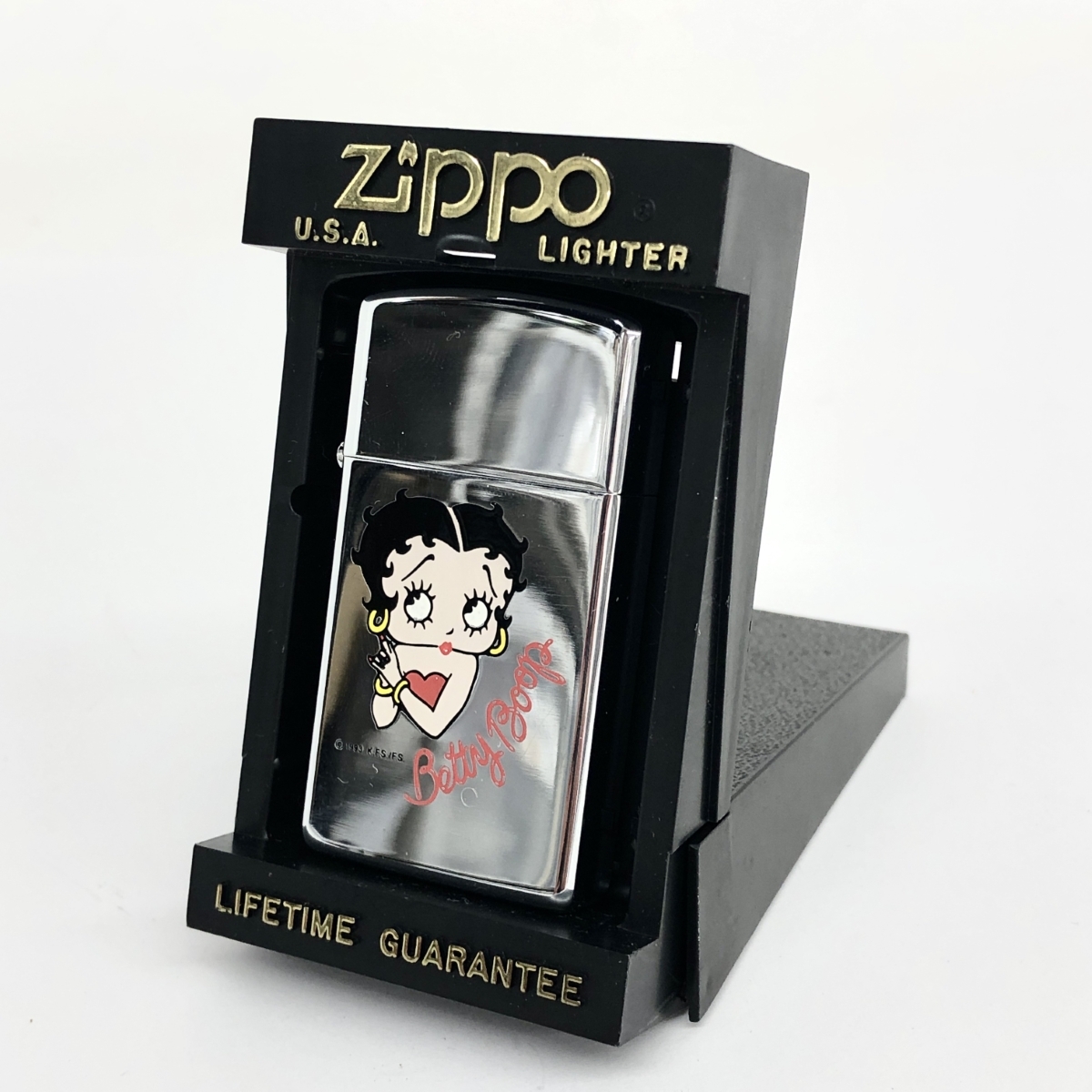 【未使用に近い】新品同様 Zippo ジッポ Betty Boop ベティーブープ 1993 ライター シルバーカラー 喫煙グッズの落札情報詳細 - Yahoo!オークション落札価格検索 オークフリー