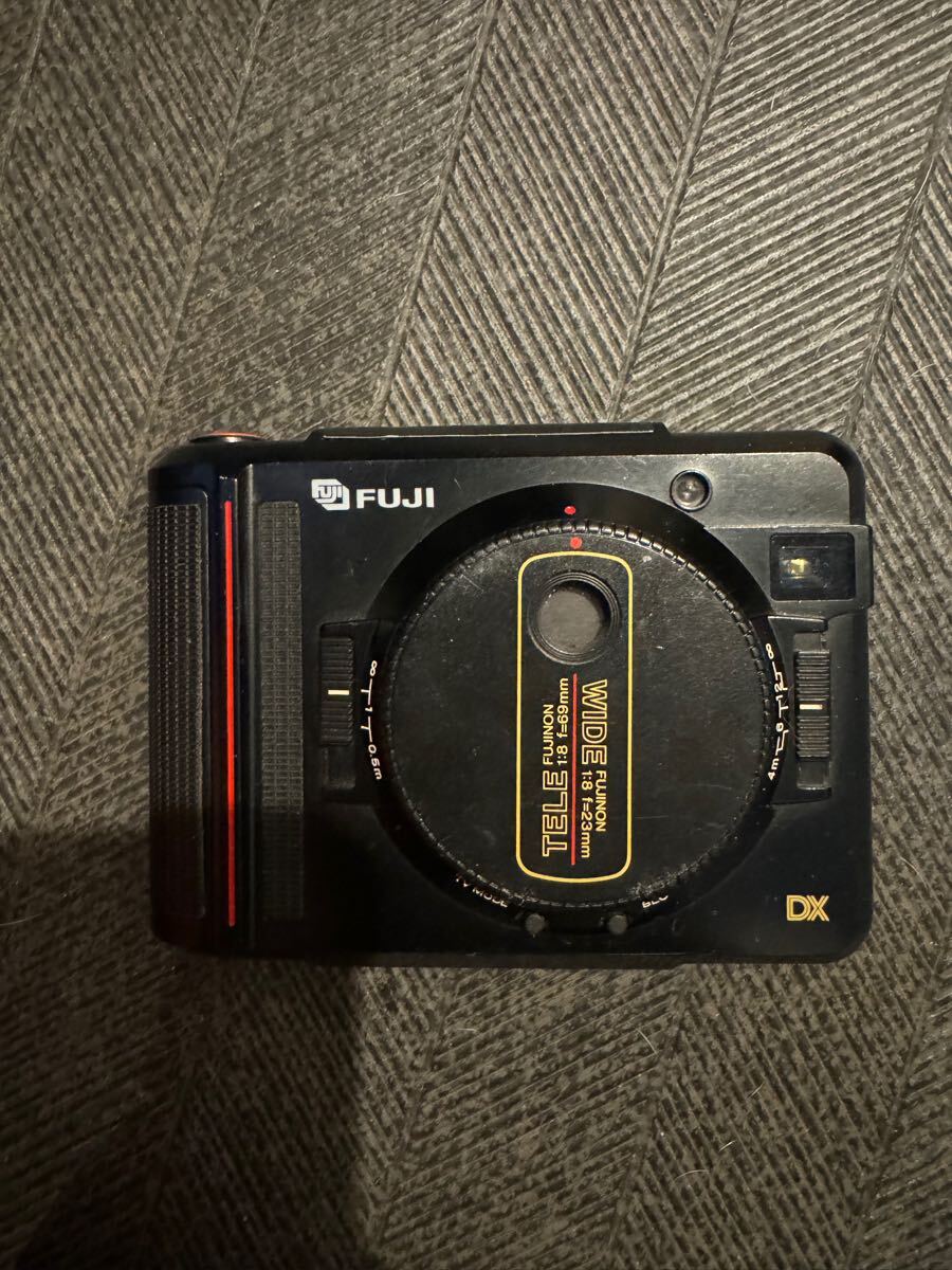 【目立った傷や汚れなし】FUJI TW-3 PRE-WINDING コンパクトフィルムカメラ TELE FUJINON F8 69mm ...