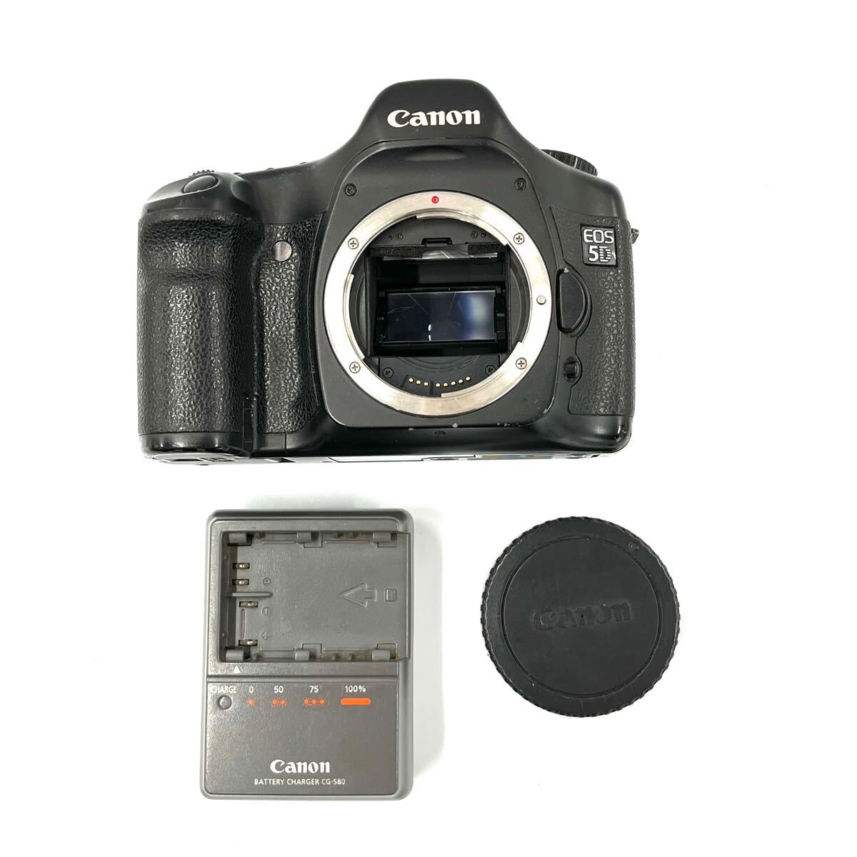 【全体的に状態が悪い】N2025 カメラ バッテリーチャージャー Canon キヤノン EOS 5D デジタル一眼レフ 一眼レフ CG-580 ...