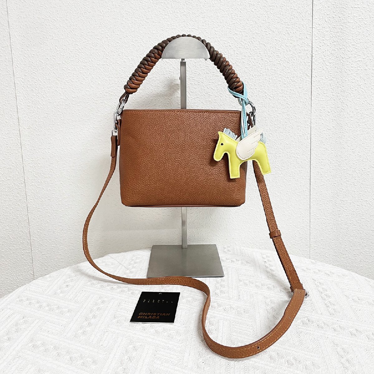 【未使用】絶賛EU製 定価9万★christian milada・ミラノ発・ハンドバッグ★最高級牛革 本革 2way ショルダーバッグ 綺麗 可愛い レディース 通勤の落札情報詳細 ...