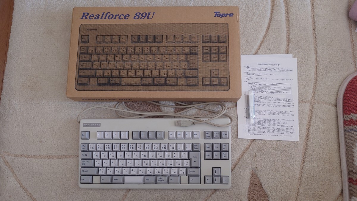 【未使用】REALFORCE R3S 有線 テンキーレス 45g 日本語配列 R3SC21 USBキーボード 新品未使用の落札情報詳細 - Yahoo!オークション落札価格検索 オークフリー