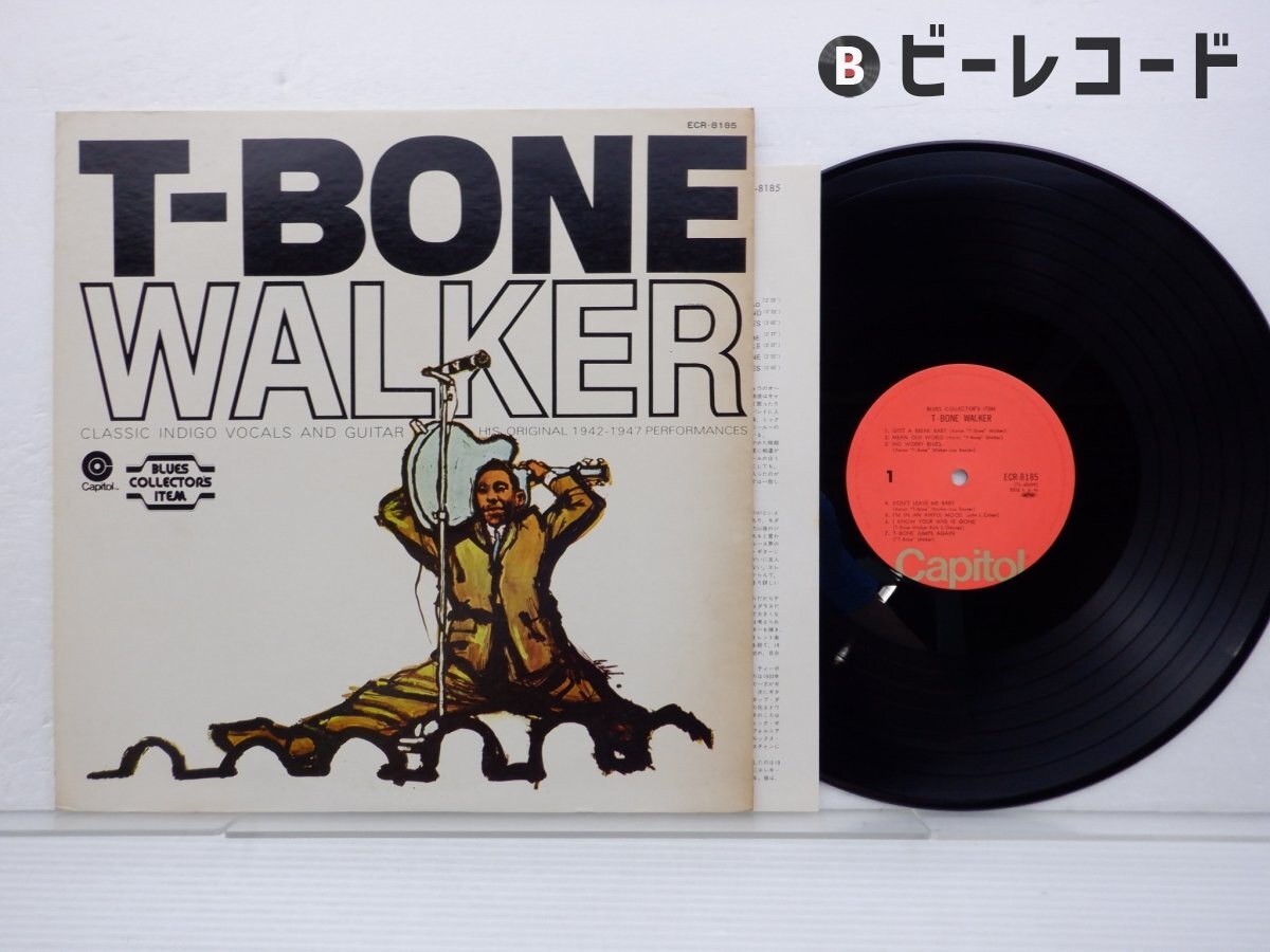 【やや傷や汚れあり】T-Bone Walker(T-ボーン・ウォーカー)「The Great Blues Vocals And Guitar Of T-Bone Walker」Capitol ...