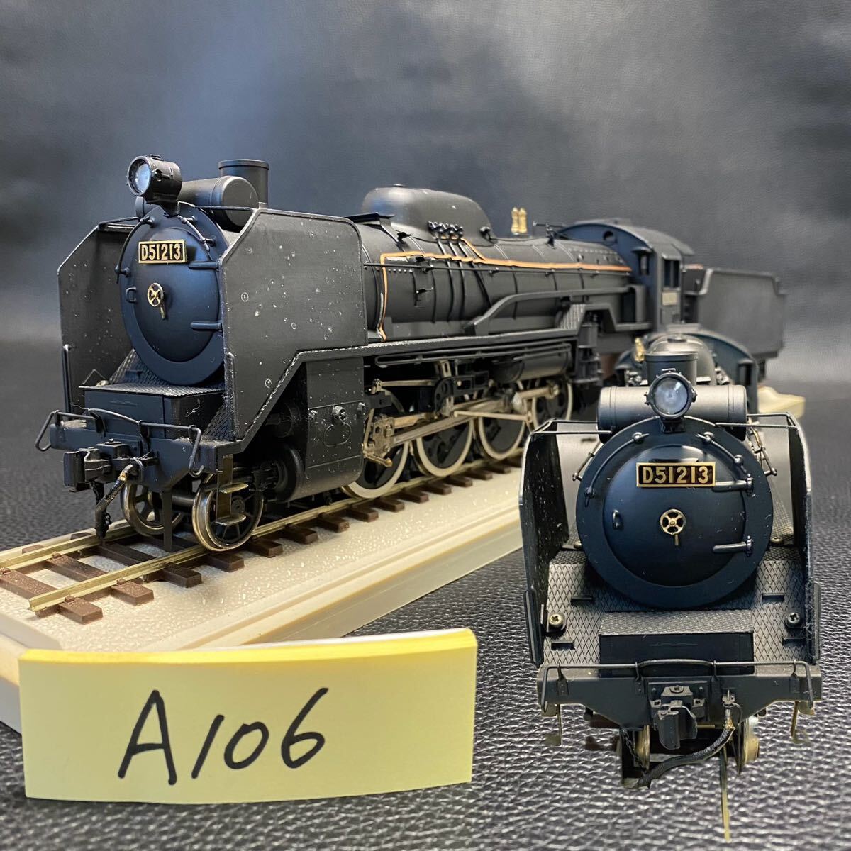 【全体的に状態が悪い】A106 ジャンク1円スタート 蒸気機関車 鉄道模型 D51213 D51蒸気機関車模型(1/42)の落札情報詳細 - Yahoo!オークション落札価格検索 オークフリー