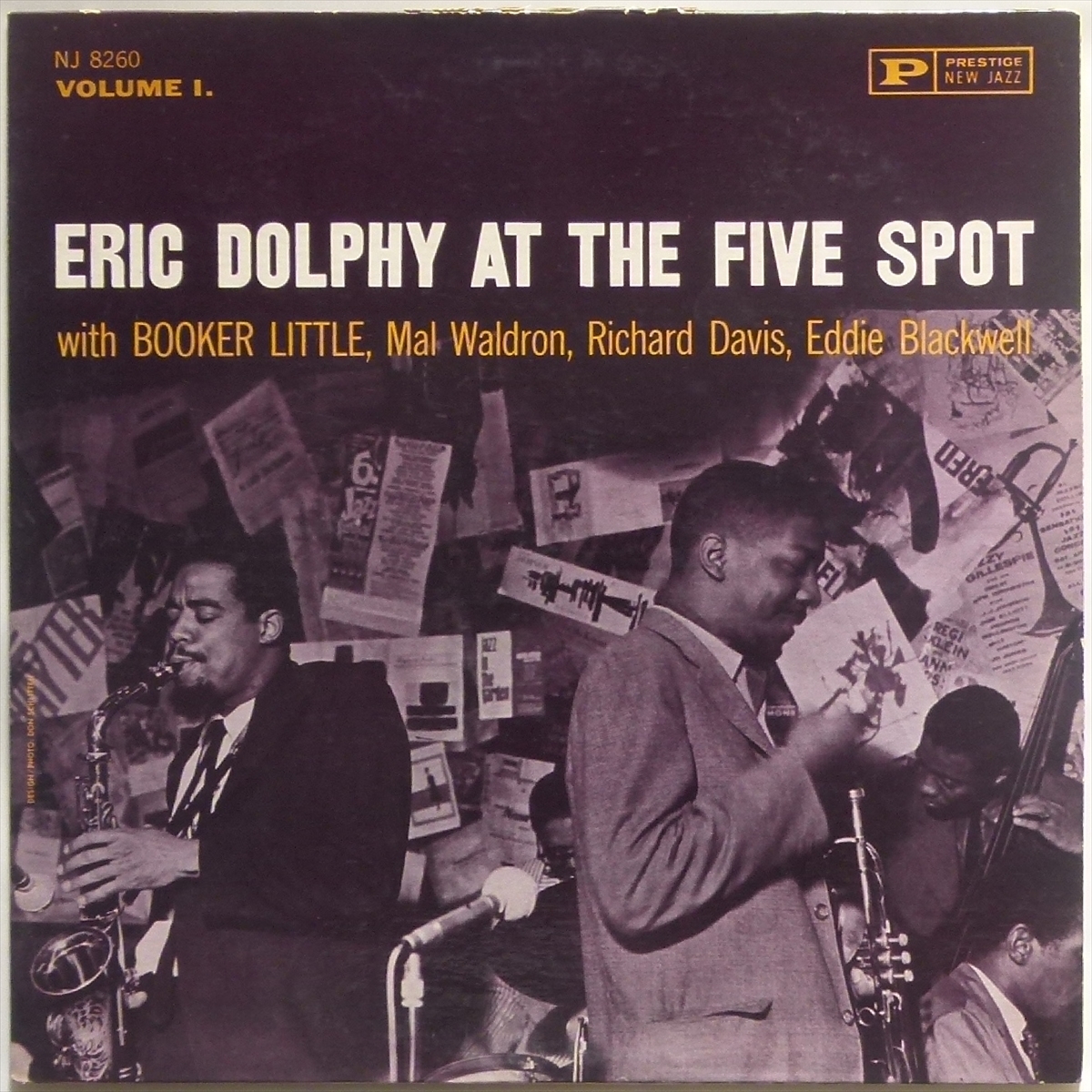【目立った傷や汚れなし】【オリジナル】ERIC DOLPHY AT THE FIVE SPOT VOL.1 / Eric Dolphy★RVG ...