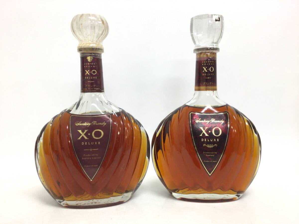 【傷や汚れあり】ブランデー brandy サントリー XO デラックス 2本セット 700ml 40% 重量番号:4(I-4)の落札情報詳細 - Yahoo!オークション落札価格検索 オークフリー