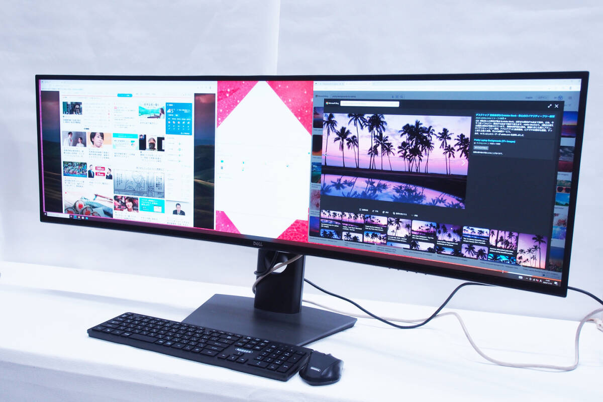 【やや傷や汚れあり】大画面高解像度 49インチ デュアルQHD液晶曲面モニター Dell UltraSharp U4919DW HDMIの落札 ...