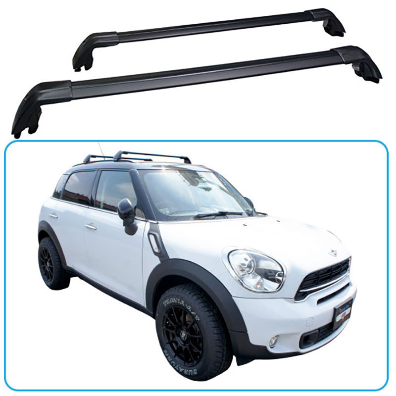 【未使用】BMW ミニ カントリーマン 日本名クロスオーバー R60 2010～2016年用 ルーフクロスバー MINI CROSSOVER ...