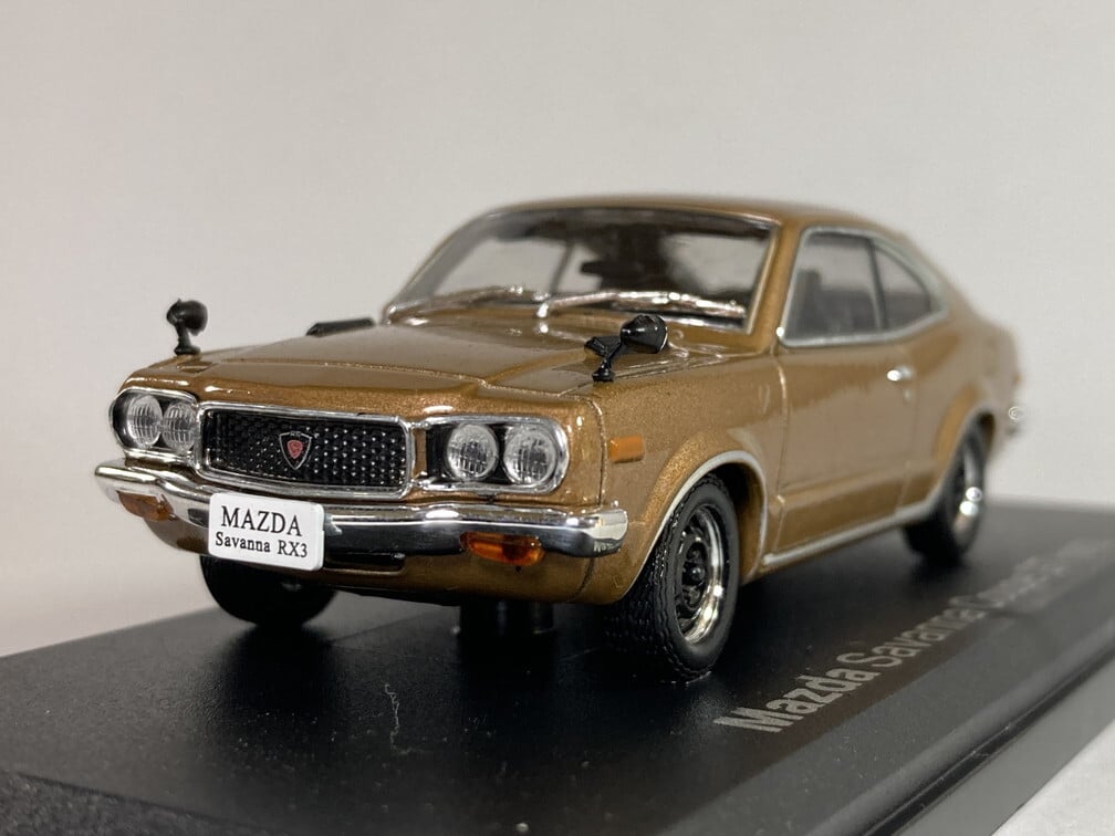 【目立った傷や汚れなし】マツダ サバンナ クーペ Mazda Savanna Coupe GT RX3 (1972) 1/43 - アシェット国産名車コレクション Hachetteの落札情報 ...