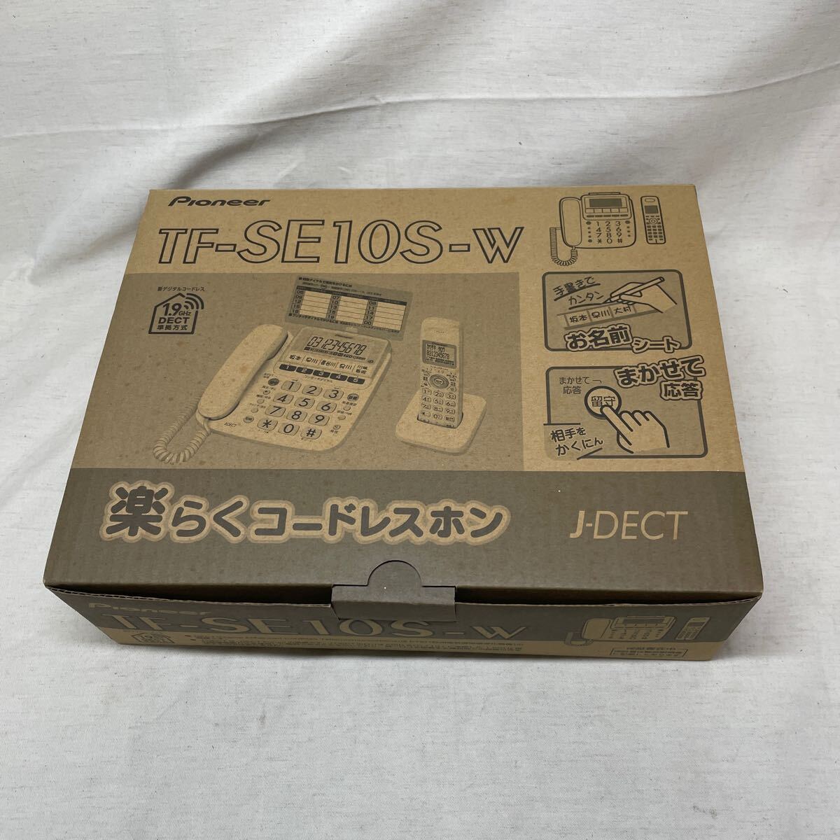 【未使用に近い】激安 未使用 パイオニア 固定電話 TF-SE10S-W 楽らくコードレスホン Pioneer 電話機 ホワイトの落札情報詳細 - Yahoo!オークション落札価格検索 オークフリー