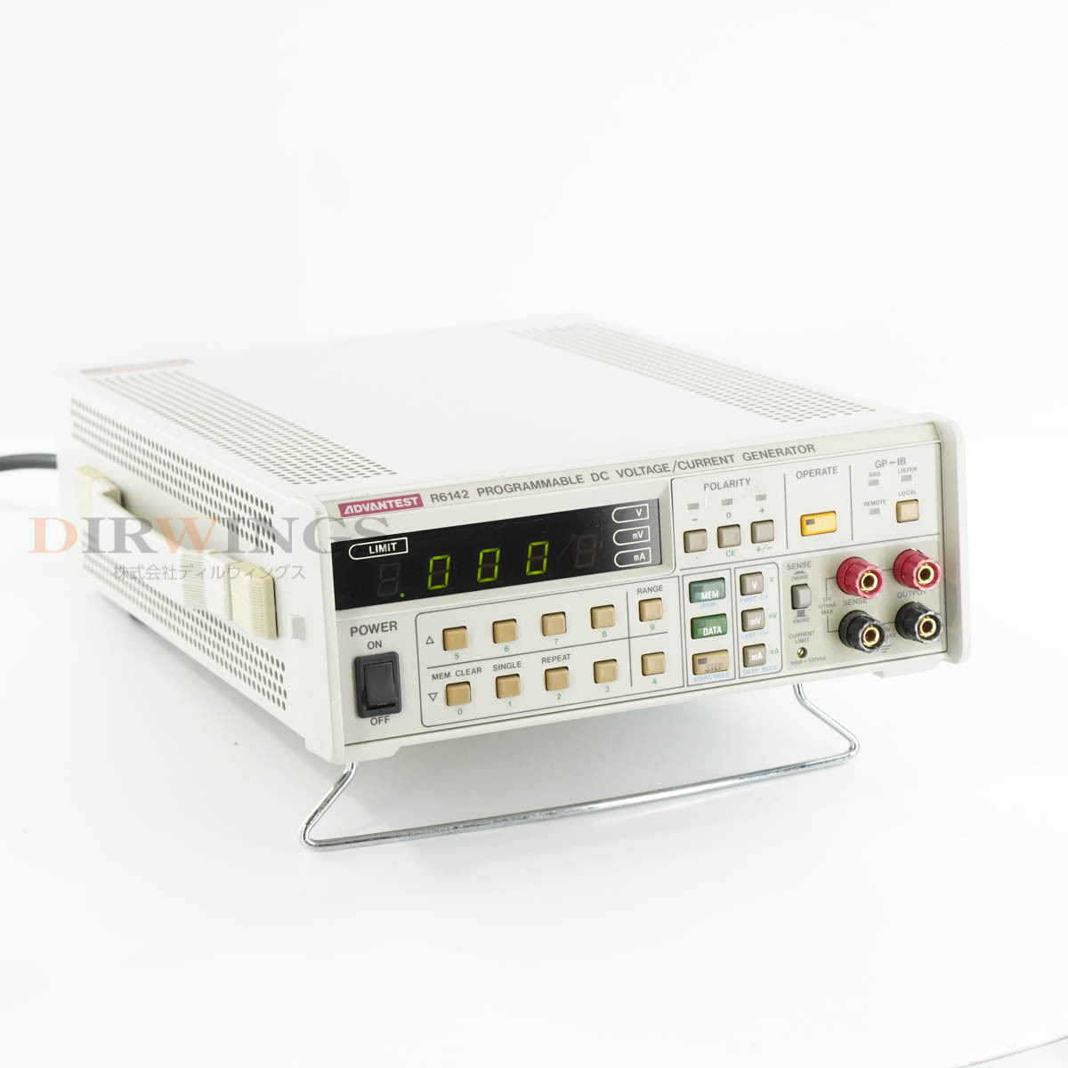 【やや傷や汚れあり】[DW] 8日保証 2台入荷 R6142 ADVANTEST アドバンテスト PROGRAMMABLE DC ...