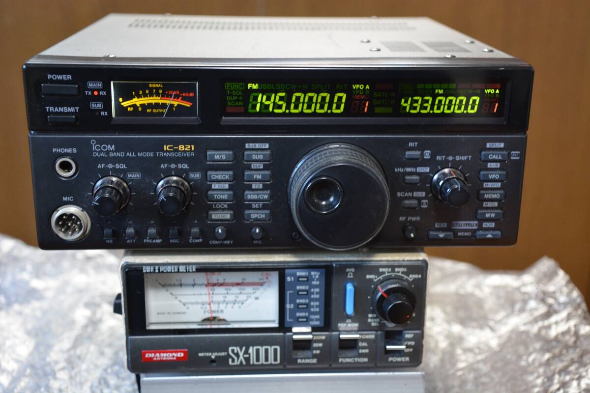 【やや傷や汚れあり】ICOM IC-821D 144/430MHz オ－ルモ－ドトランシバ－の落札情報詳細 - Yahoo!オークション落札 ...