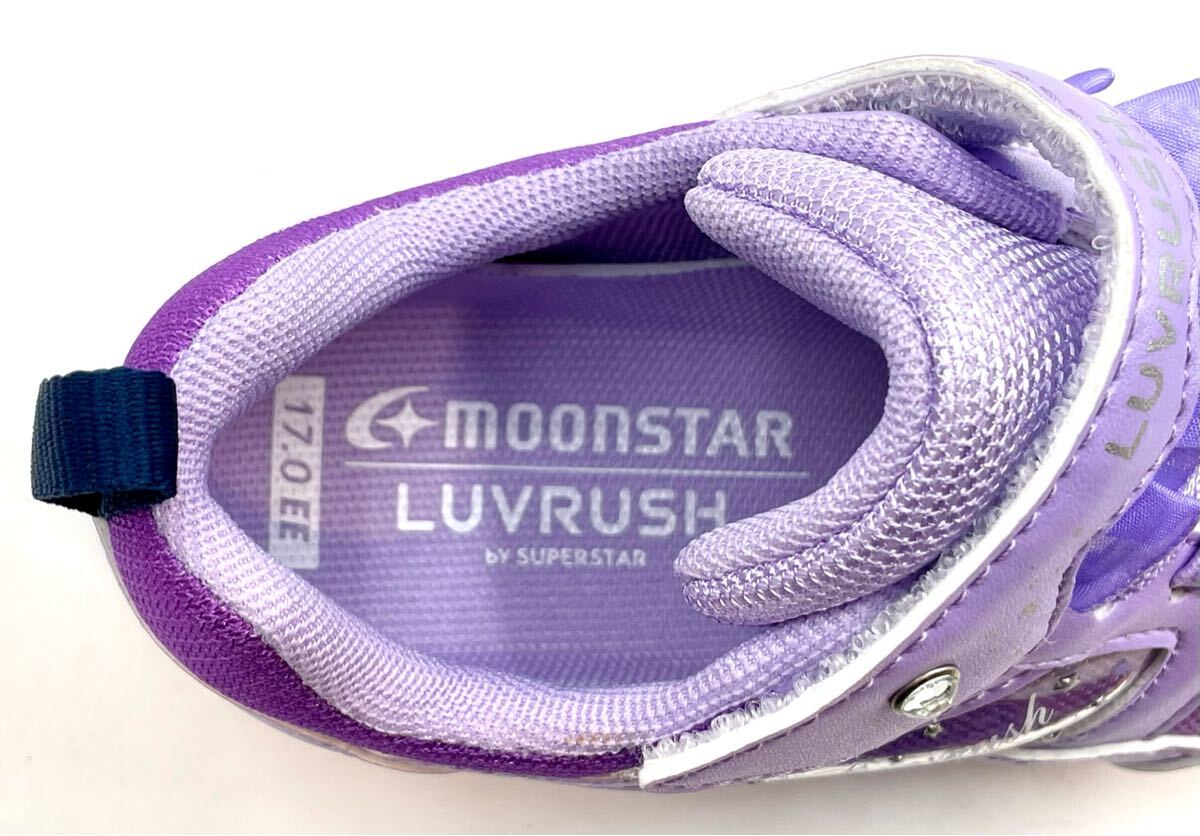 【未使用】未使用 moonstar LUVRUSH ムーンスター ラブラッシュ 17cm スニーカー 靴 スーパースター パワーバネ キッズ用 兵庫県姫路市から 25-959の落札情報詳細 ...