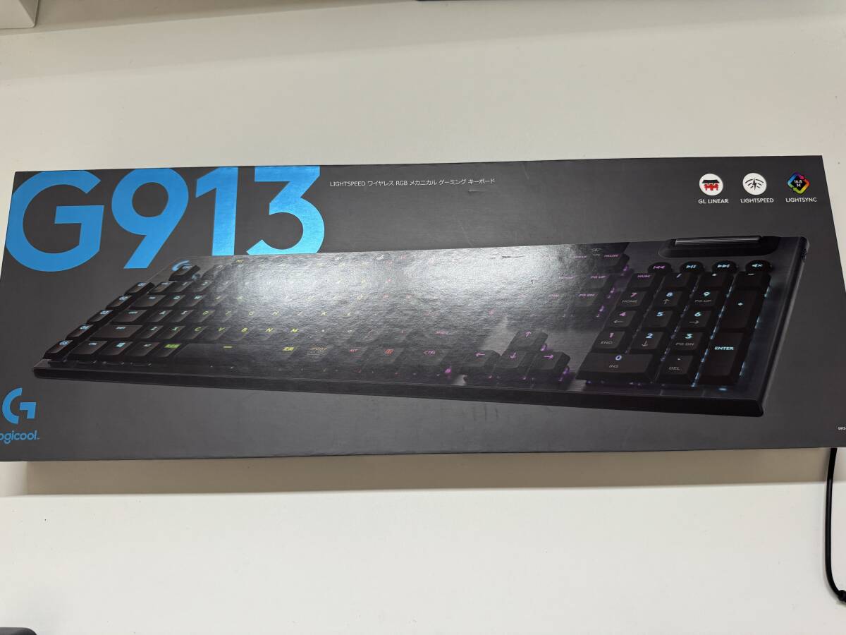 【目立った傷や汚れなし】Logicool G913 フルサイズキーボード 有線/Bluetooth/Lightspeed(2.4Ghz)接続 GLリニア（静音）日本語配列 保証書ありの落札情報 ...