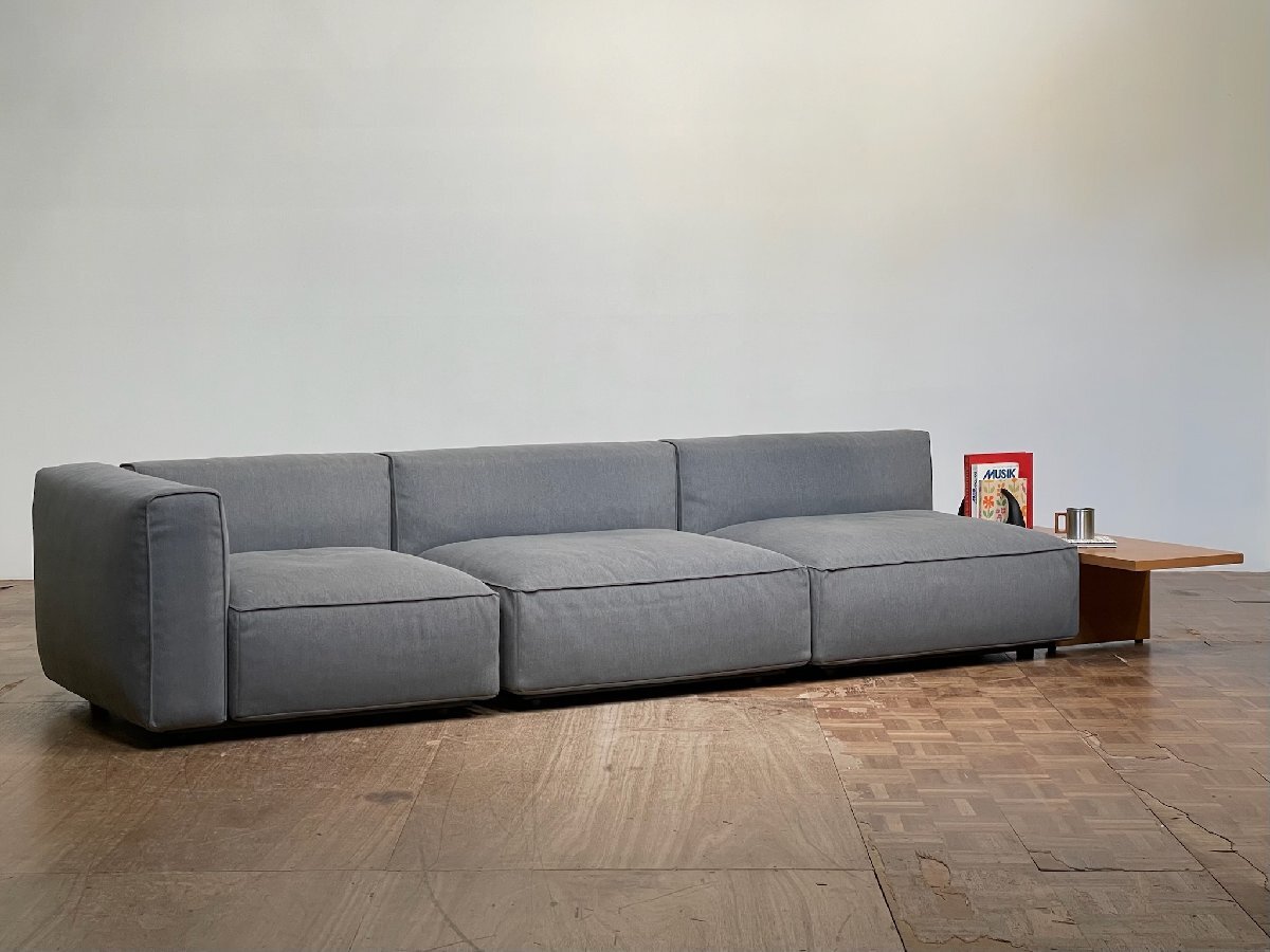 【目立った傷や汚れなし】-os976｜arflex 名作 OMNIO/オムニオ セパレートファブリックトリプルソファセット｜アルフレックス 名作 Cassina カッシーナ アクタスの落札情報 ...