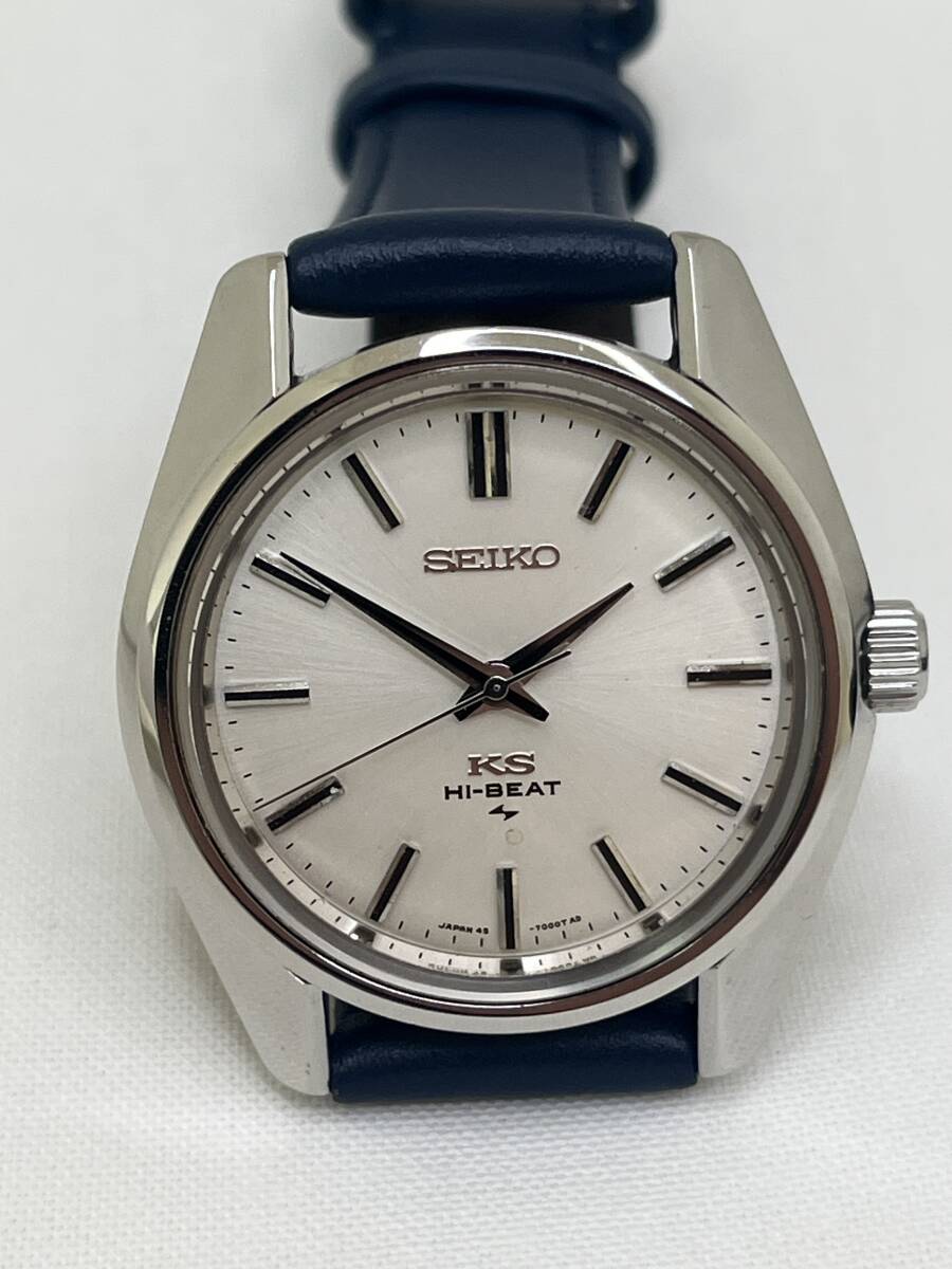 【目立った傷や汚れなし】【M220】分解掃除済み SEIKO KS HI-BEAT 45-7001 SS 手巻き 稼働品 腕時計の落札情報詳細 - Yahoo!オークション落札価格検索 オークフリー