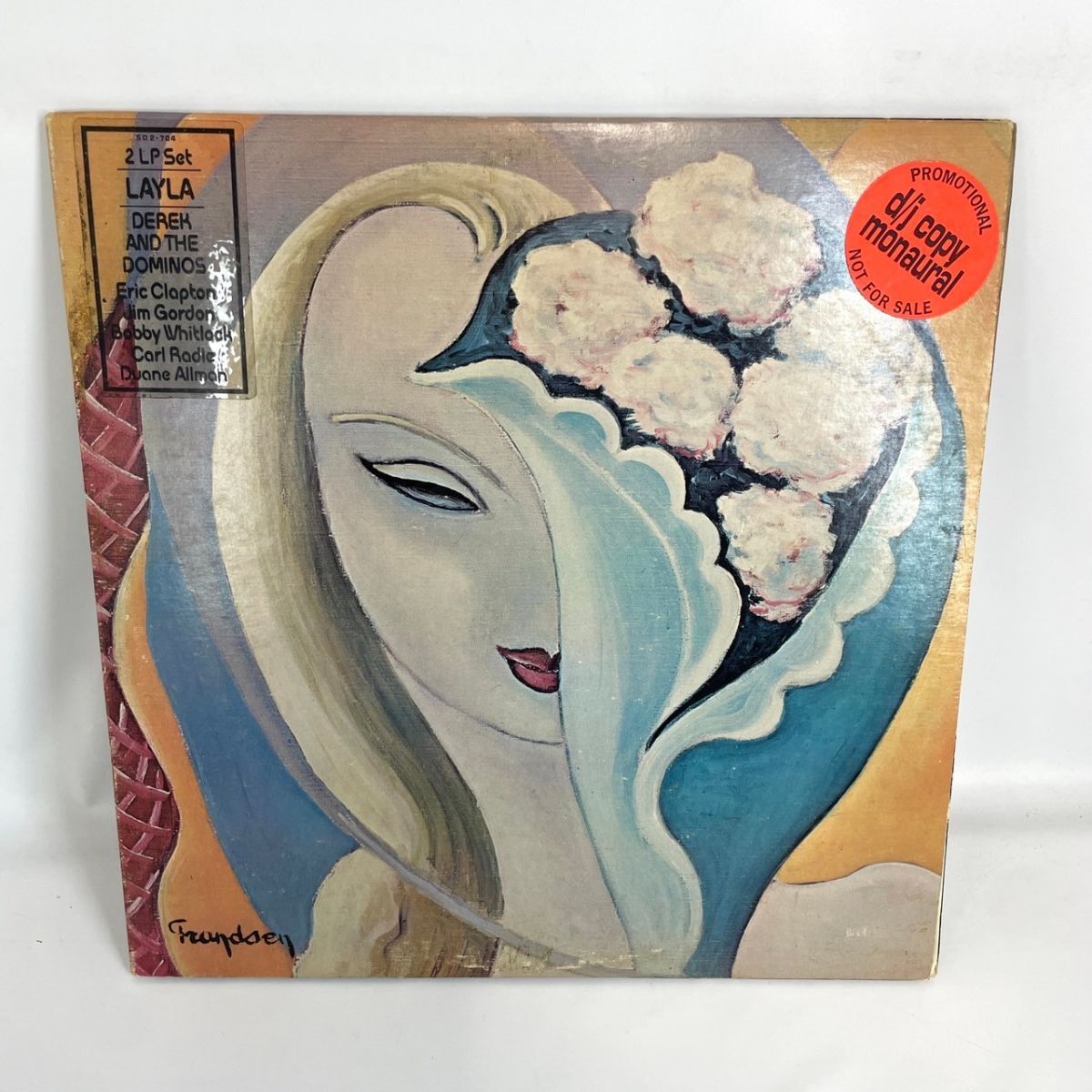 【やや傷や汚れあり】【プロモ盤 非売品 2LP】DEREK AND THE DOMINOS LAYLA SD いとしのレイラ デレク・アンド・ドミノス ATCO 2-704 レコード ...