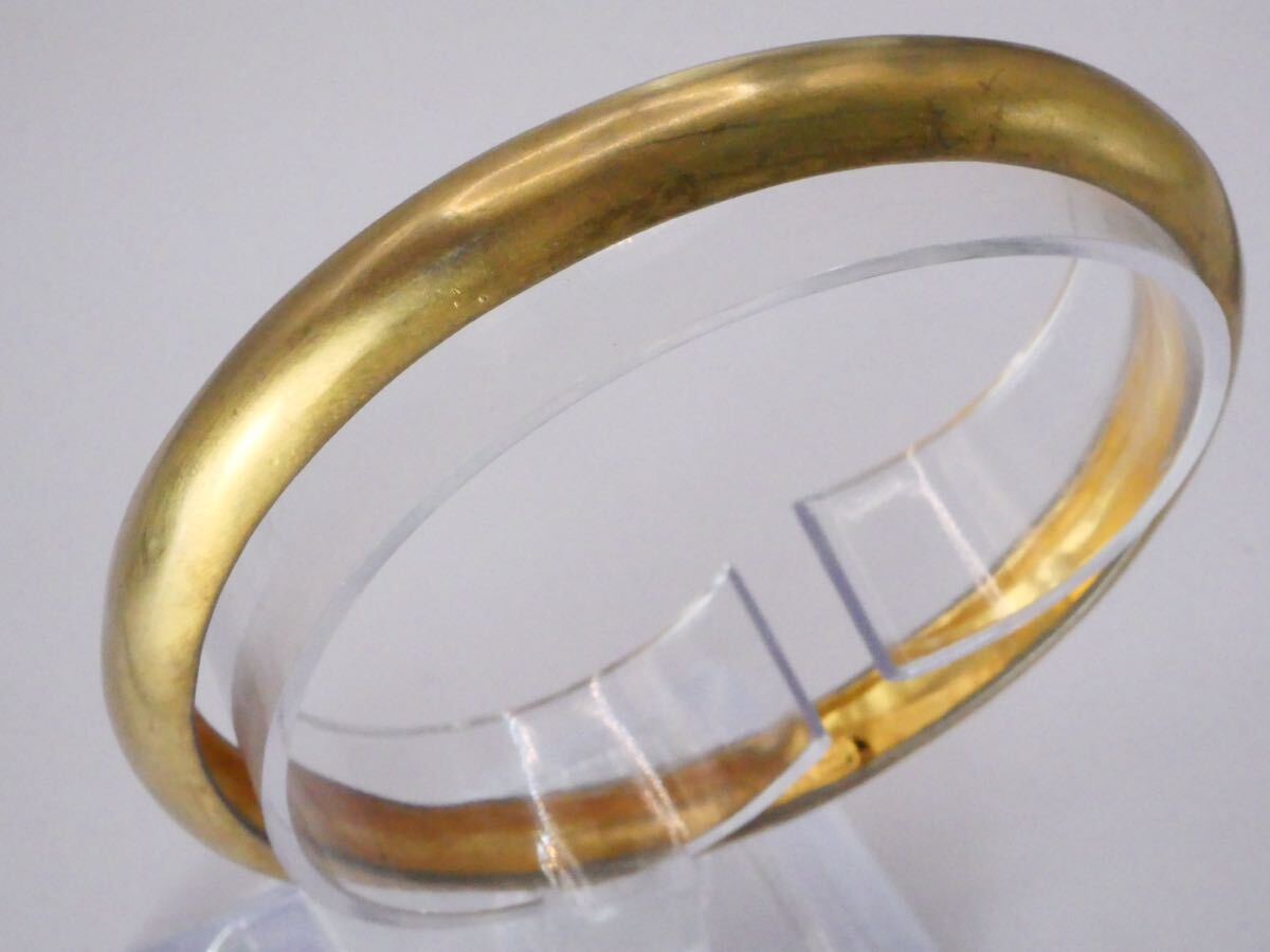 【傷や汚れあり】【3504】ANNE KLEIN アン クライン ? MADE IN JAPAN ゴールドカラー バングル アクセサリー ...