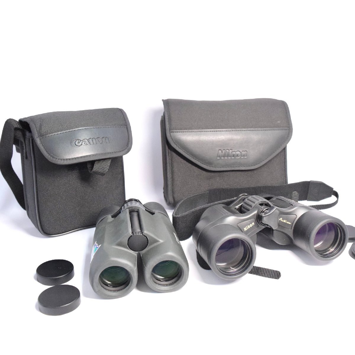 【やや傷や汚れあり】(1-1734)2点 双眼鏡 Nikon アクション 8×40 F ニコン/Canon 8×23 キヤノン ソフトケース【緑和堂】の落札情報詳細 - Yahoo ...