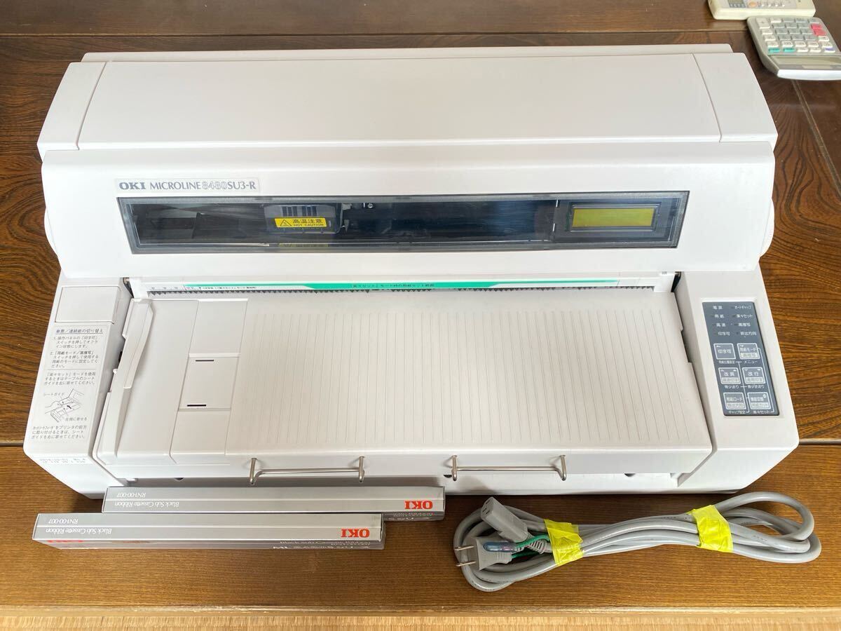 【目立った傷や汚れなし】ドットインパクトプリンター OKI MICROLINE 8480 SU3-Rの落札情報詳細 - Yahoo ...