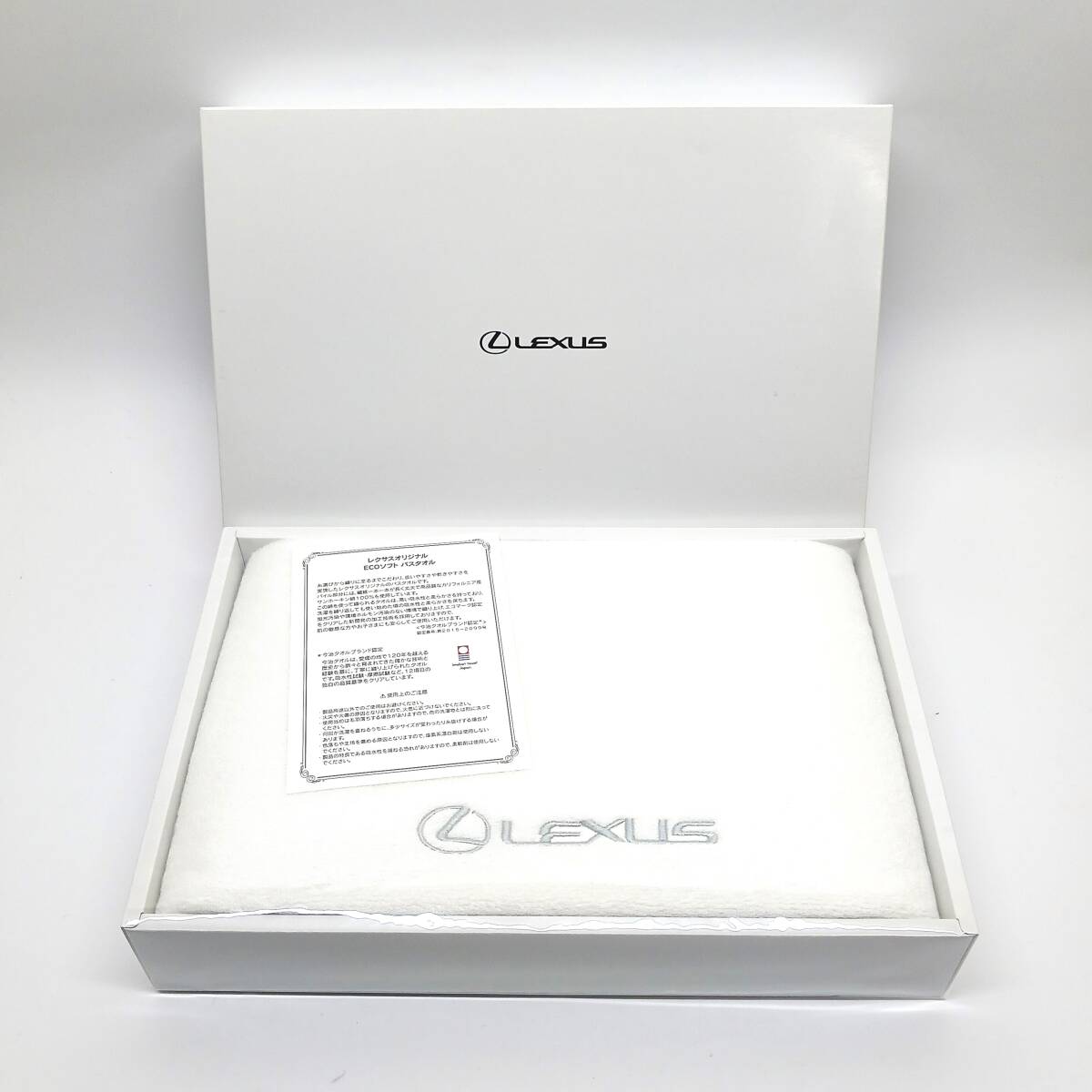【未使用】【未使用】 LEXUS レクサス 今治タオルブランド認定 バスタオル ロゴ刺繍 レクサスオリジナル ECOソフト タオル 箱入りの落札情報詳細 - Yahoo!オークション落札価格 ...