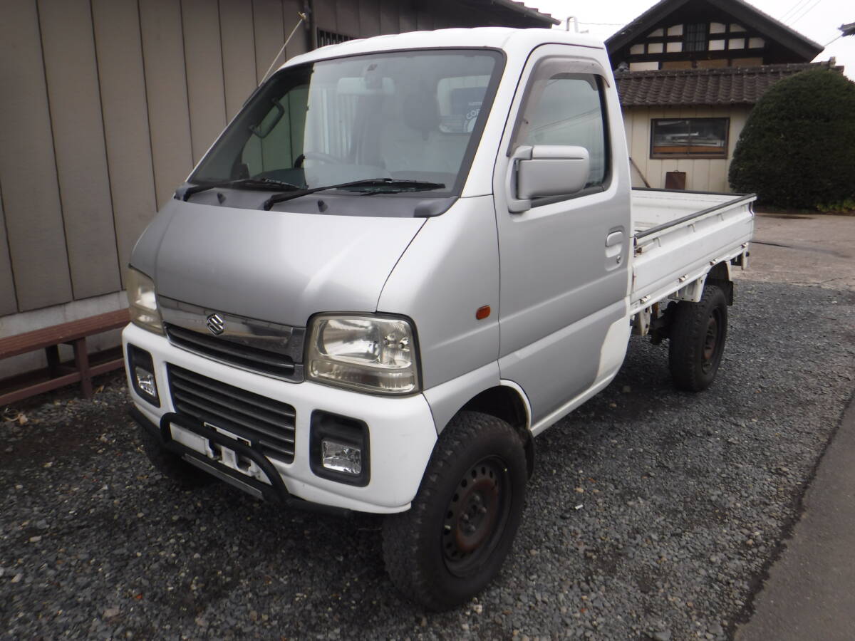 【走行距離 ？km】スズキ キャリィトラック DB52T M/T 4WD ICターボ 3インチリフトアップ 改造多数 実動！の落札情報詳細 - Yahoo!オークション落札価格検索 オークフリー
