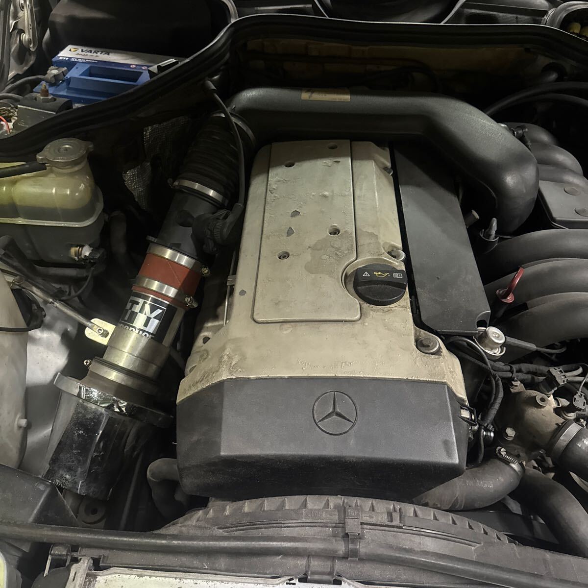 【傷や汚れあり】ベンツ W124 E320 社外エアクリーナー 検索 ロリンザー AMG BRABUS ブラバス E280 R129 SL320 W140 S320 S280 Sクラス E ...