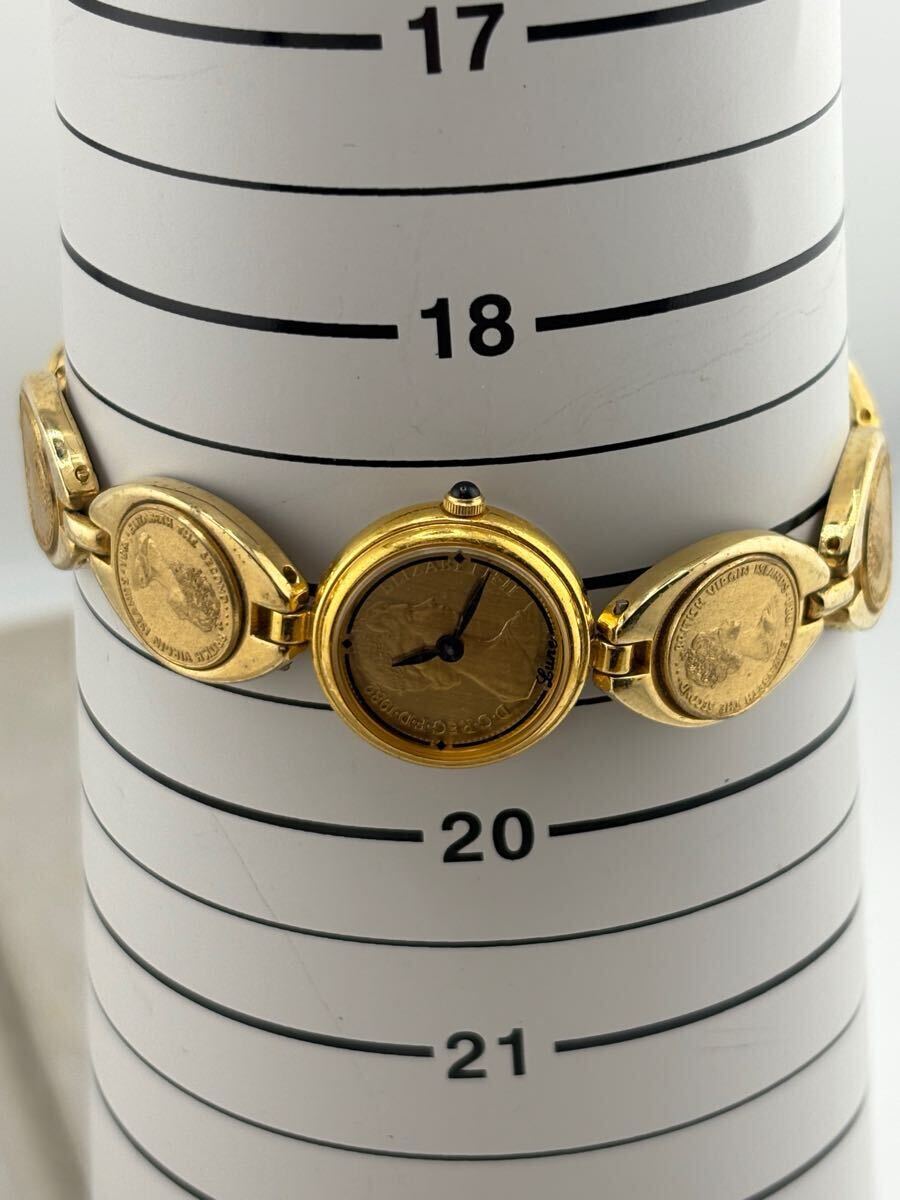【やや傷や汚れあり】M1111 現状品 クイーンエリザベス コインウォッチ lune ケース付き ゴールド ヴィンテージ 腕時計の落札情報詳細 ...