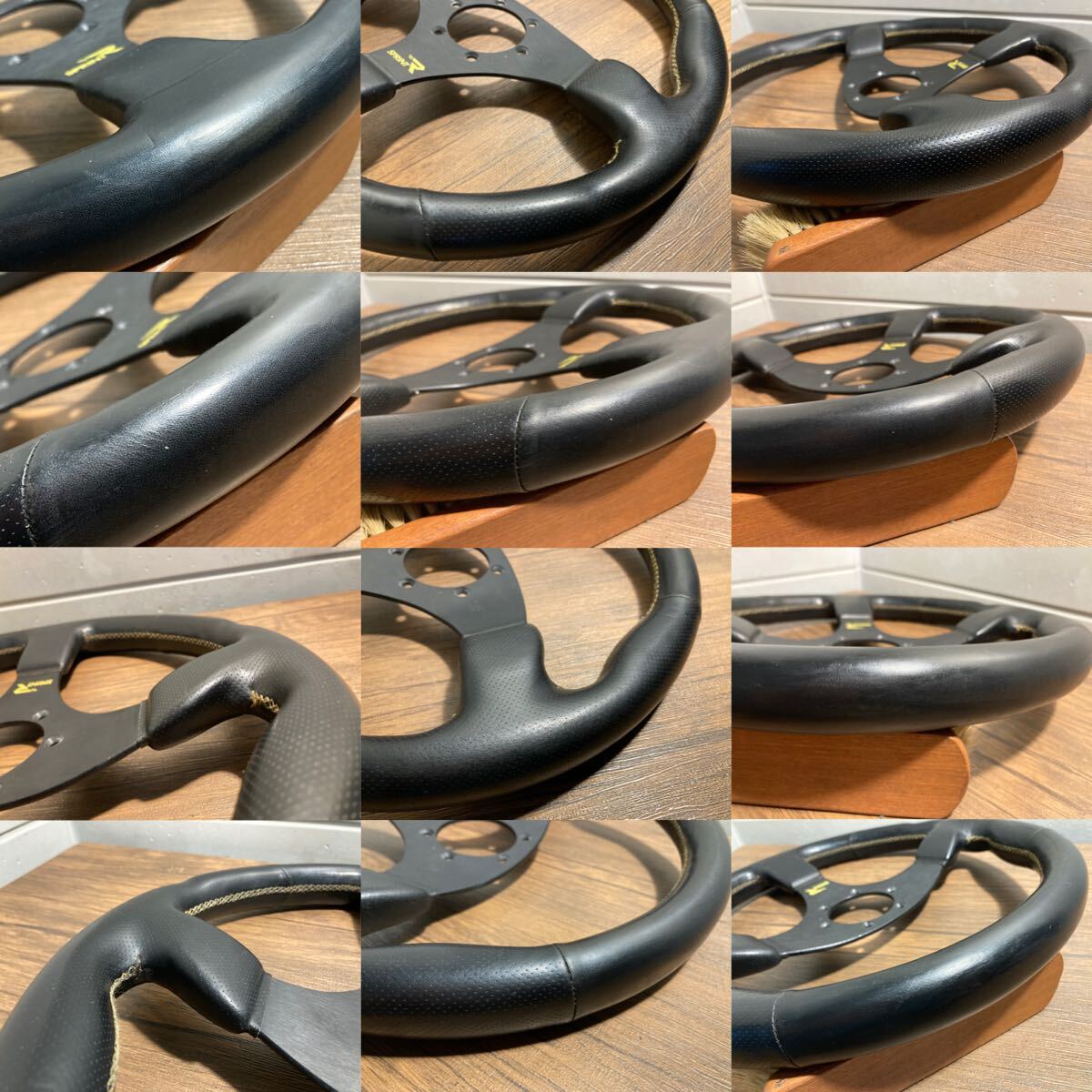 【傷や汚れあり】ATC SPRINTスプリントR ステアリング 35Φ MOMOモモNARDIナルディitalvolantiイタルボランテPersonal 希少な当時物 JDM 旧車 ...