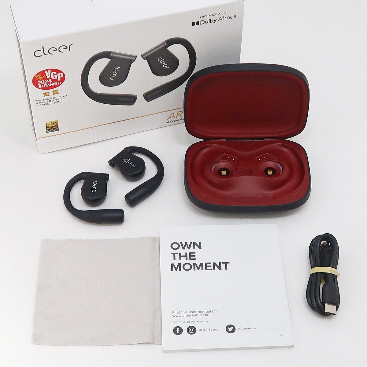 【やや傷や汚れあり】 【Cleer Audio クリアオーディオ】ARC 3 Music CLR-ARC3M-B イヤホン ブラックの落札情報 ...