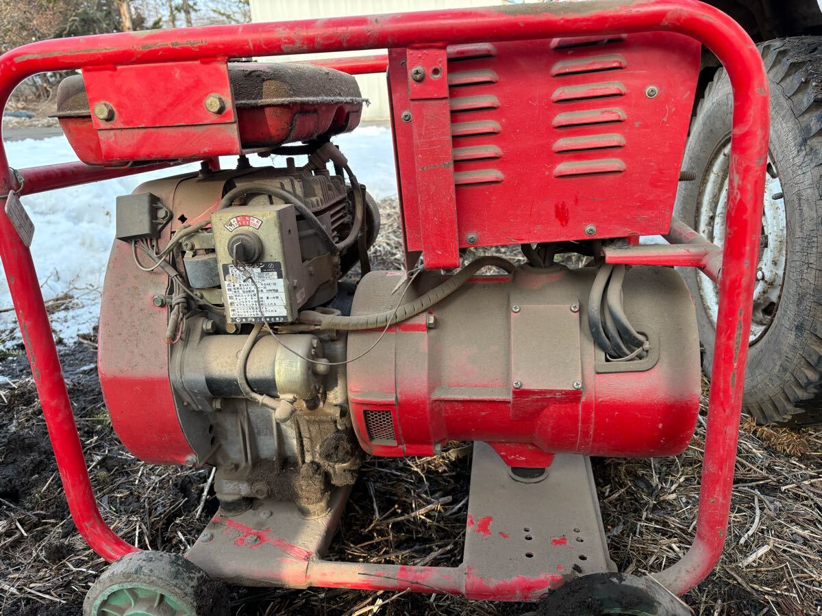 【全体的に状態が悪い】新ダイワ EW180 溶接兼用発電機 ウェルダー ジェネレーター DC 直流100V 1.5kw 溶接機 発電機 動作未 ...