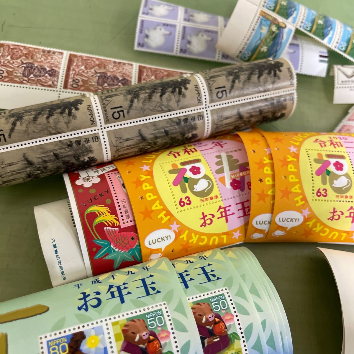 【傷や汚れあり】♪ 記念切手 お年玉切手 バラ切手 約13239円分の落札情報詳細 - Yahoo!オークション落札価格検索 オークフリー