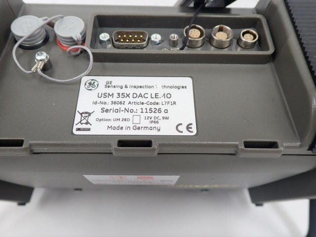 【やや傷や汚れあり】GE ゼネラルエレクトリック Krautkramer USM 35X DAC LEMO クラウトクレーマー/ポータブル超 ...